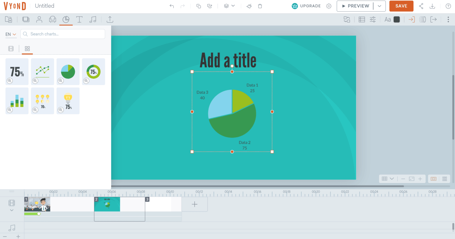 VYONDのグラフ作成手順を解説｜グラフで表現するべき3つの理由 - 動画制作・映像制作ならサムシングファン｜大阪･東京･名古屋の動画DX®会社