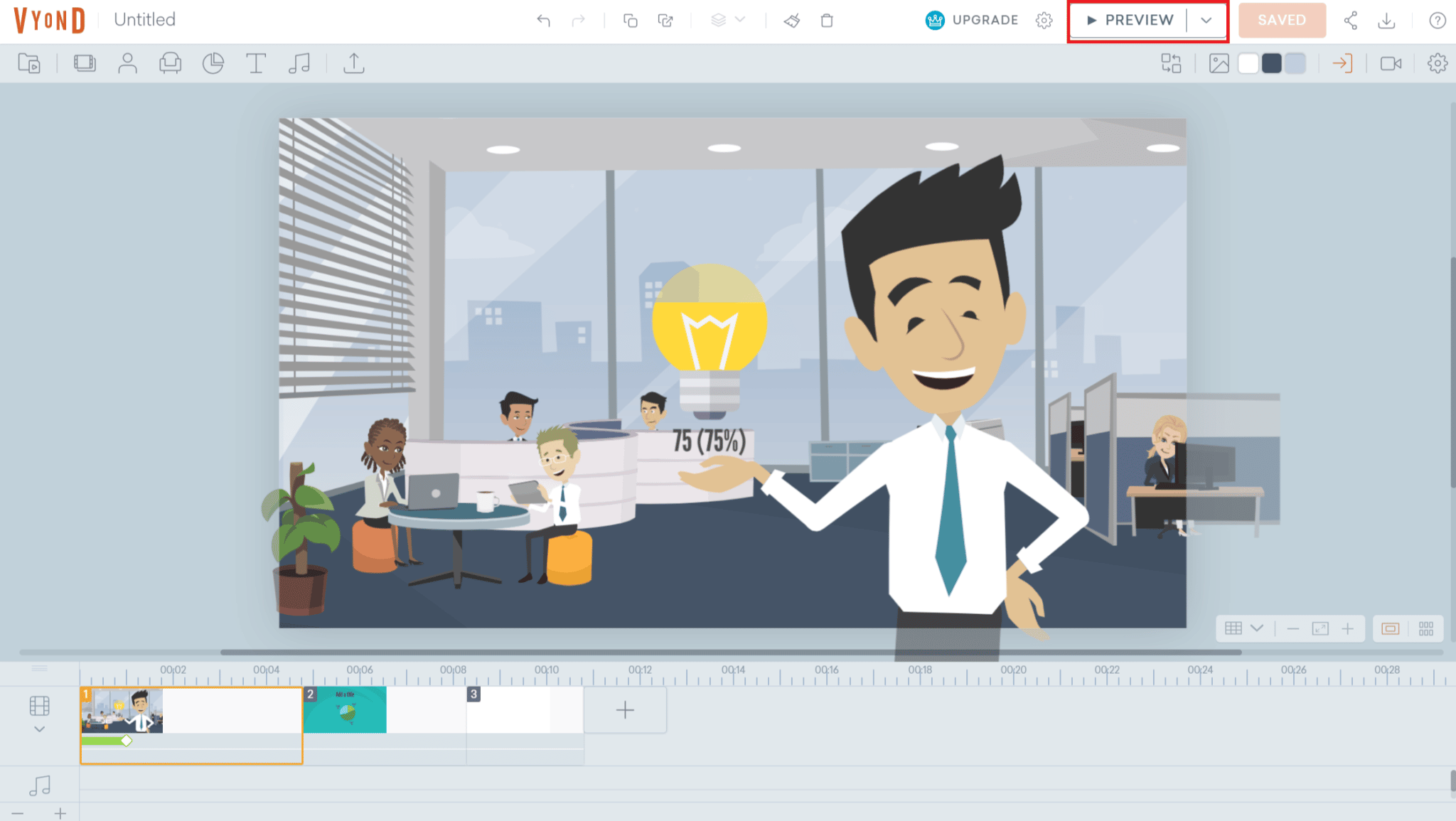 VYONDのグラフ作成手順を解説｜グラフで表現するべき3つの理由 - 動画制作・映像制作ならサムシングファン｜大阪･東京･名古屋の動画DX®会社